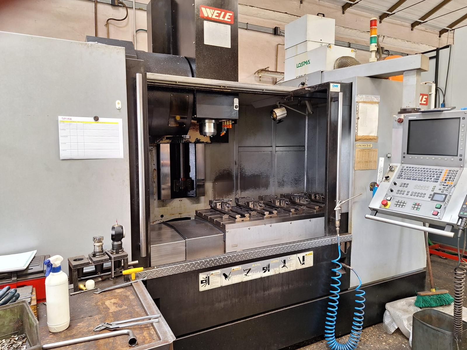 Vertical machining center WELE AA1365#40 | GMV Macchine Utensili